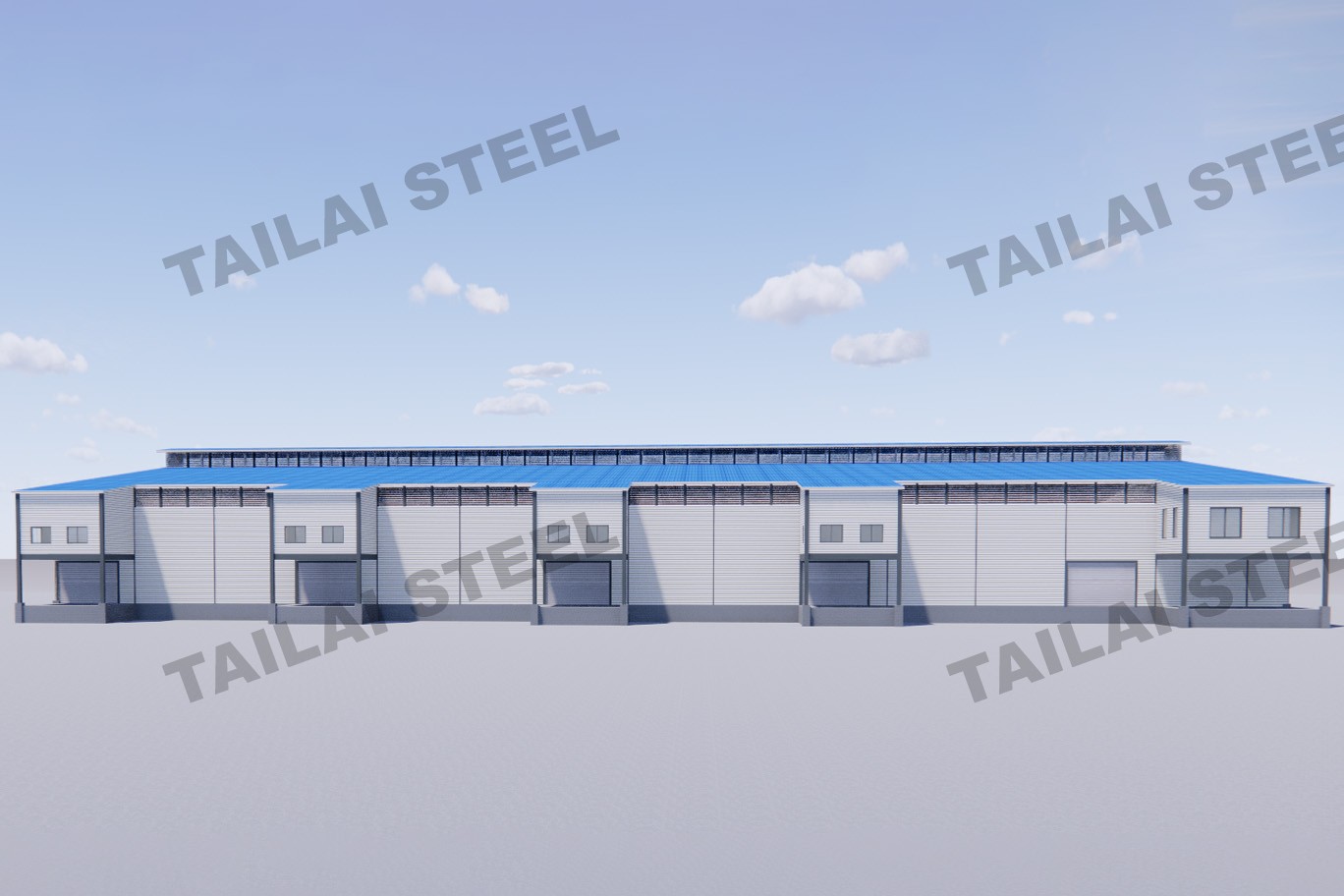 Two-Storey Steel Warehouse Project in Tanzania - Premier Steel Building ...